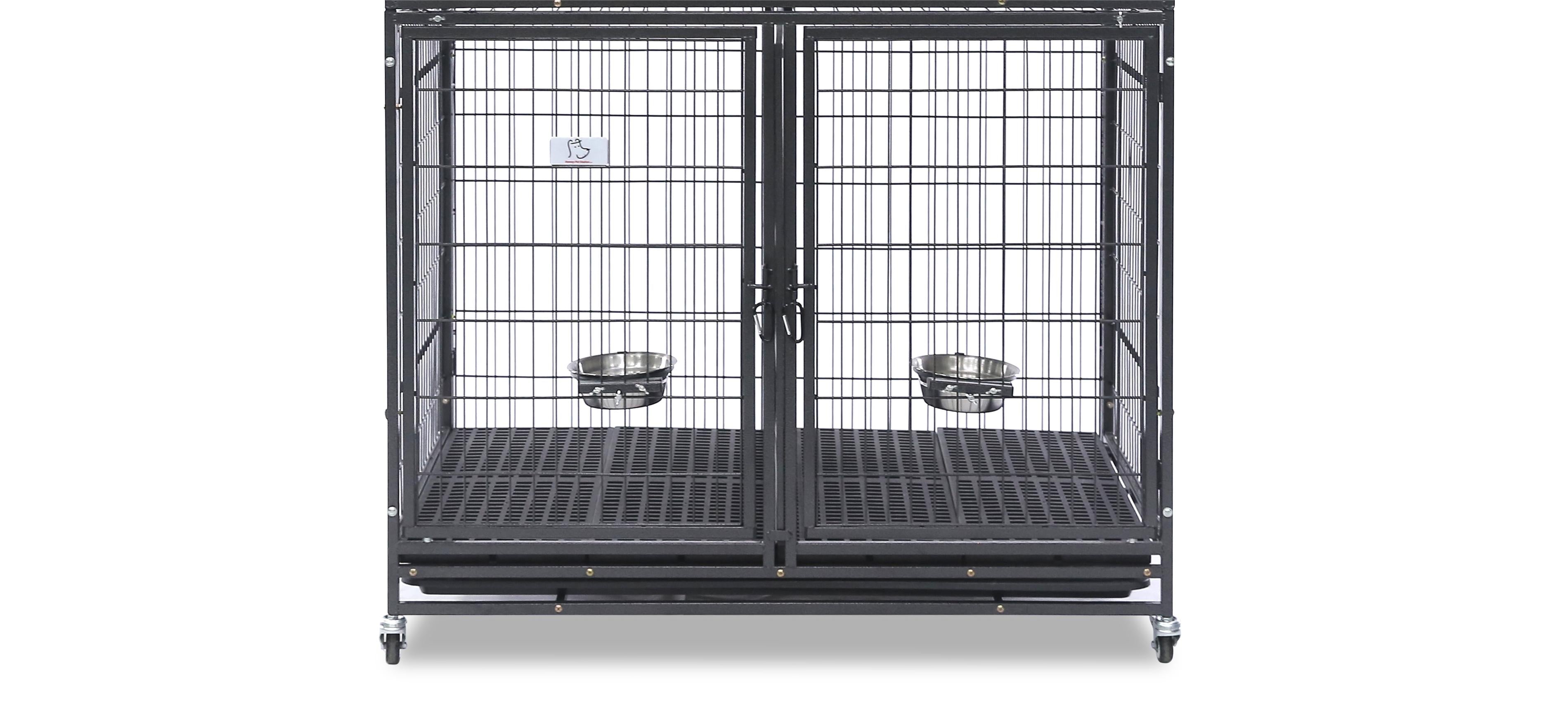 43" Metal Modular Stackable Dog Crate 43S – Homey Pet Official